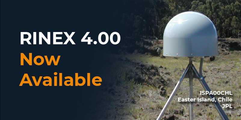 RINEX 4.00 End of Transition Phase and RINEX 4.01 Now Available ...