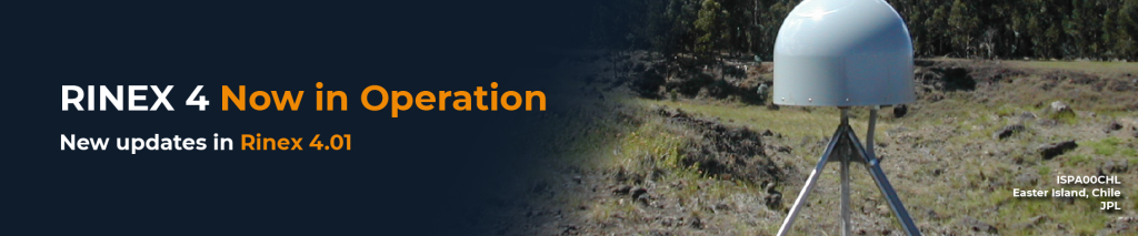 RINEX 4.00 End of Transition Phase and RINEX 4.01 Now Available ...